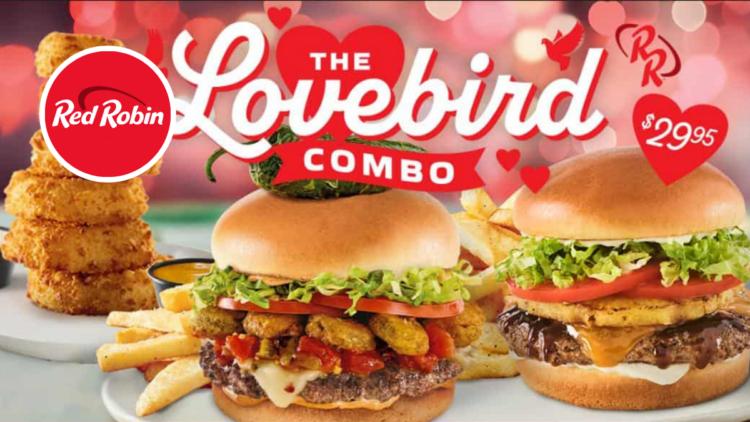 Red Robin Introduces New Lovebird Combo Deal for Valentine’s Day at $29.95