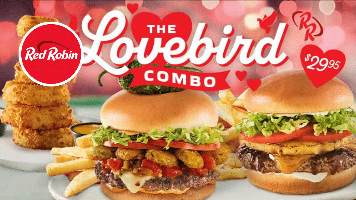 Red Robin Introduces New Lovebird Combo Deal for Valentine’s Day at $29.95