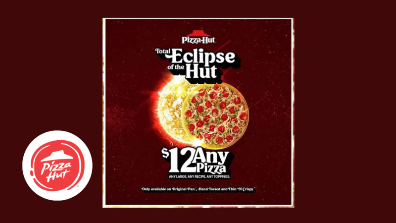 Get Your Favorite Big Pizza for $12 at Pizza Hut on April 8!