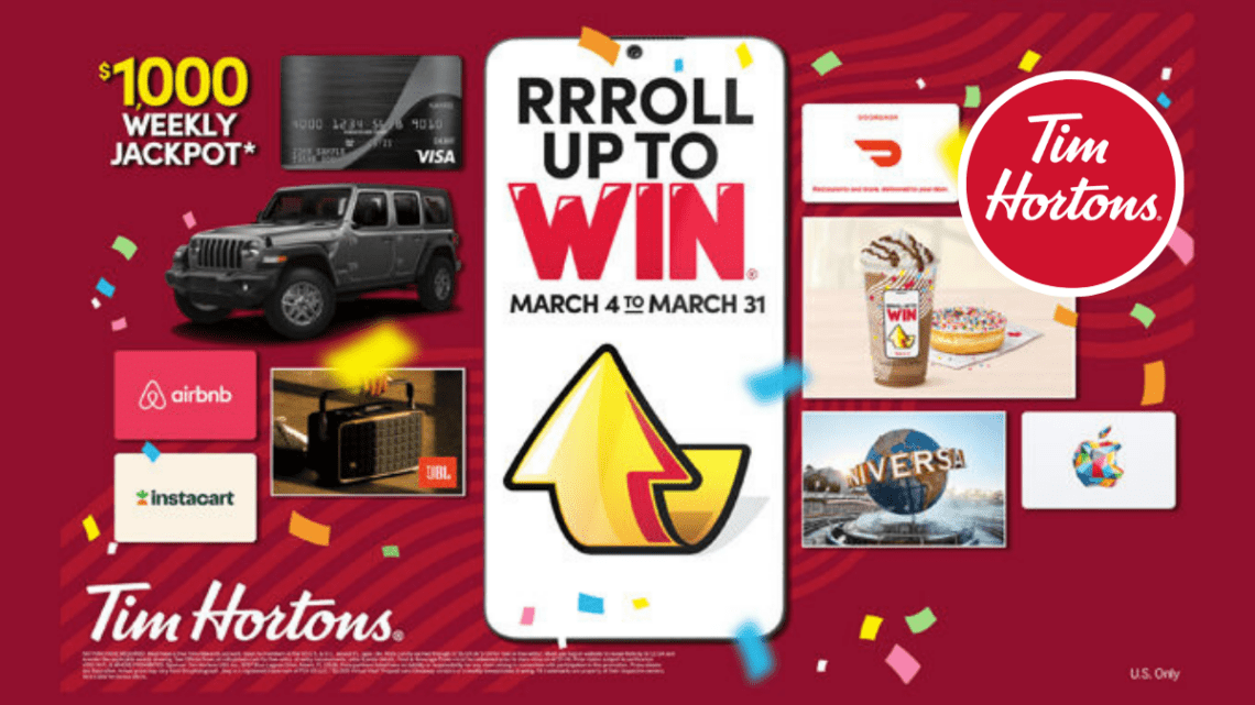 Tim Hortons' Fun Roll Up Game Returns for 60th Birthday Party