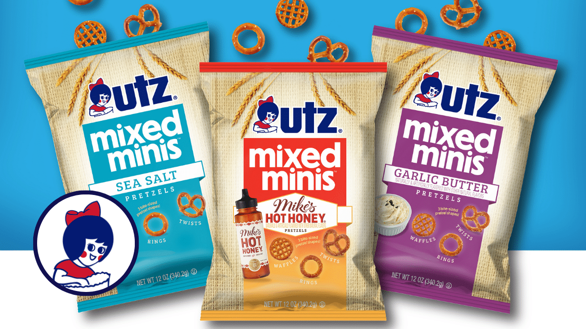 Utz Rolls Out Fun-Sized Mixed Pretzels Collection