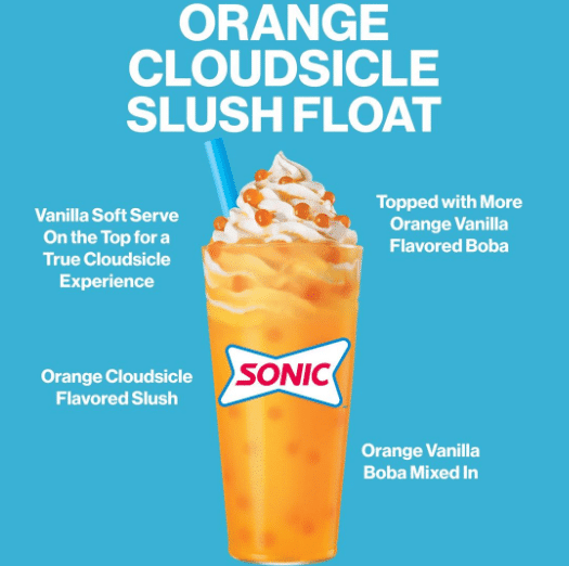 Sonic's New Orange Cloudsicle Slush Takes Flavor Up a Notch
