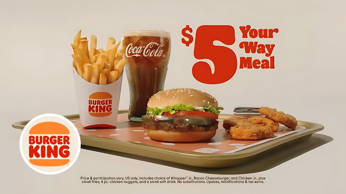 Enjoy Big Savings with Burger King's Returning Meal Deal