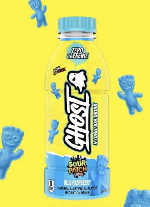 Ghost Zero Sour Patch Kids Blue Raspberry Coming May 6