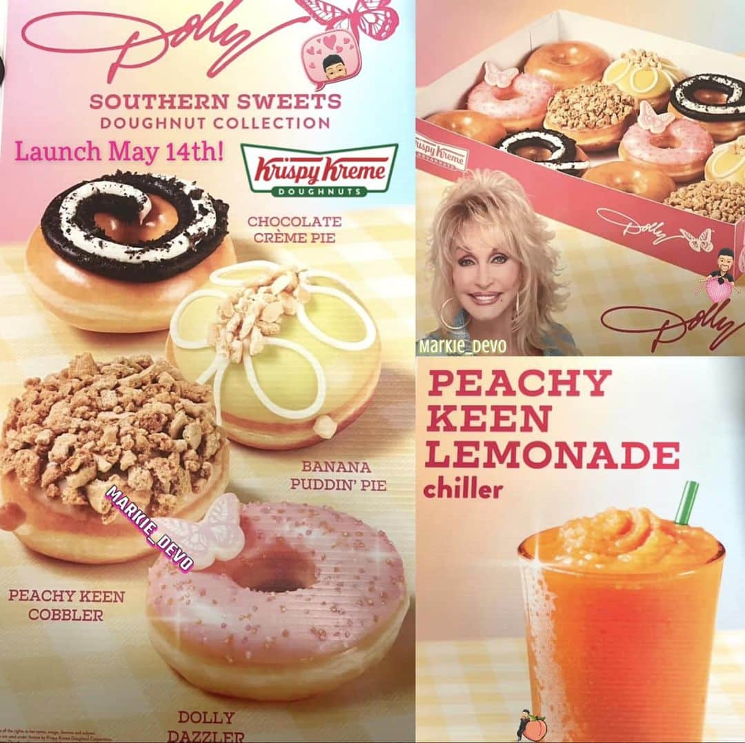 Krispy Kreme and Dolly Parton Unveils A New Donut Collection