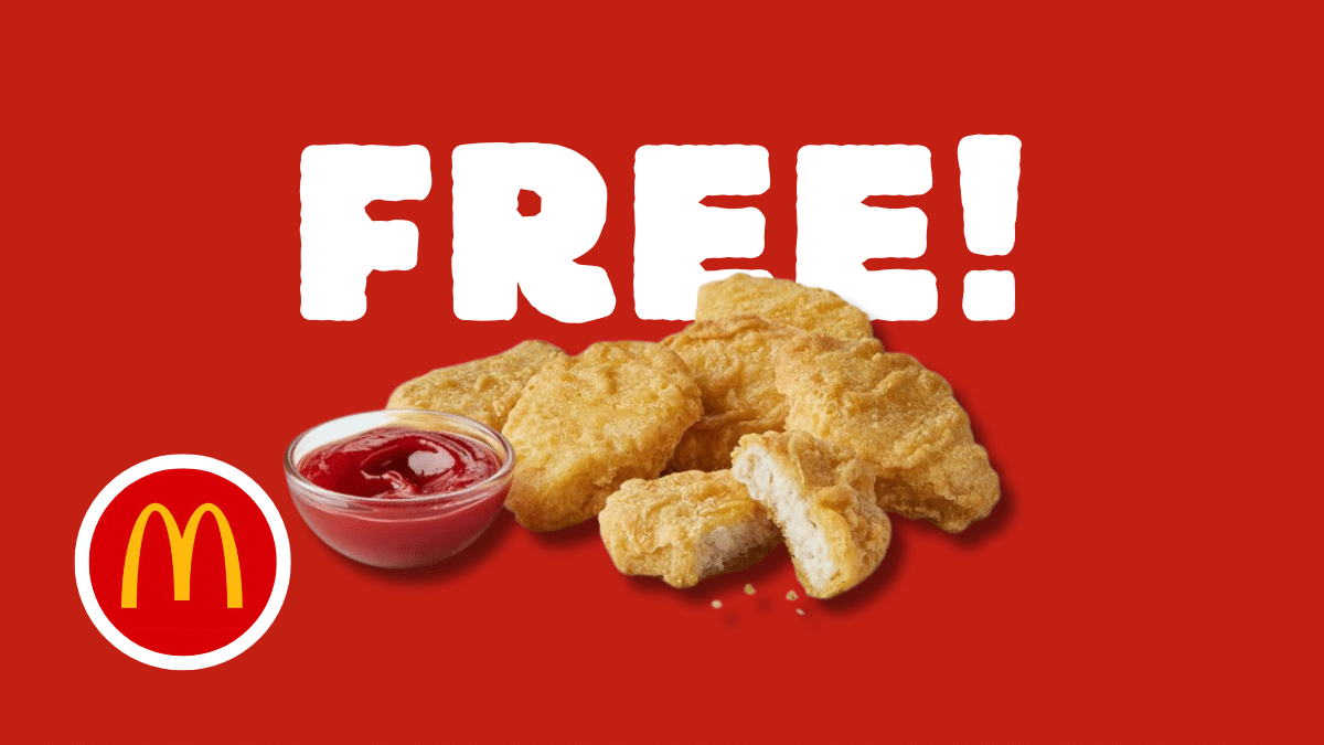 McDonald's FREE McNuggets This Week, No Purchase Required!