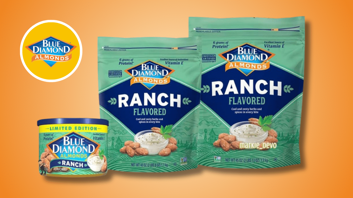Ranch Revolution: Blue Diamond's Bold New Snack Hit Stores!