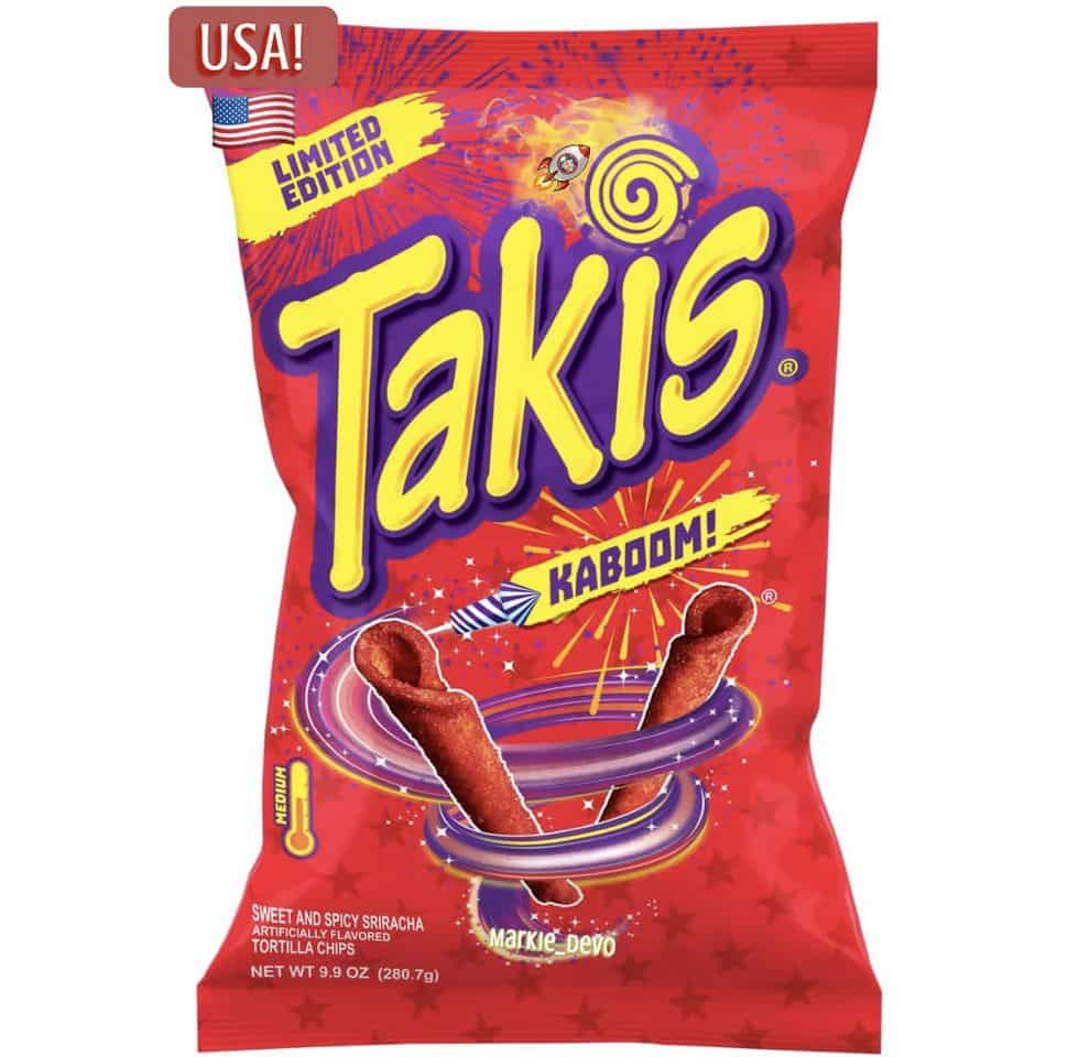 Canadian Kaboom Takis Snacks Hits US Shelves!