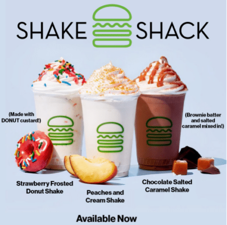 Shake Shack Launches New Summer Shakes with Donut Flavor