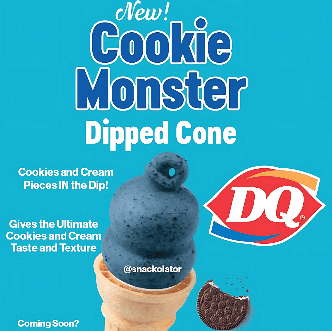 Dairy Queen is Rumored to Release a Cookie Monster-Inspired Treat!