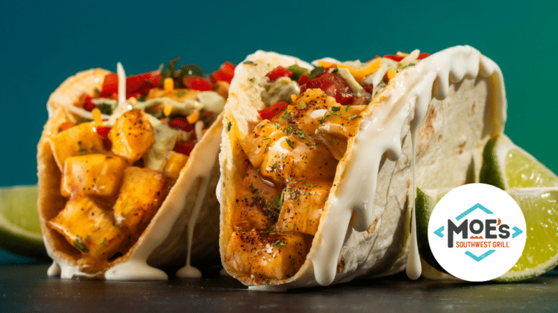 New At Moe's: Savory Chicken Offering & Free Queso Crunch Taco