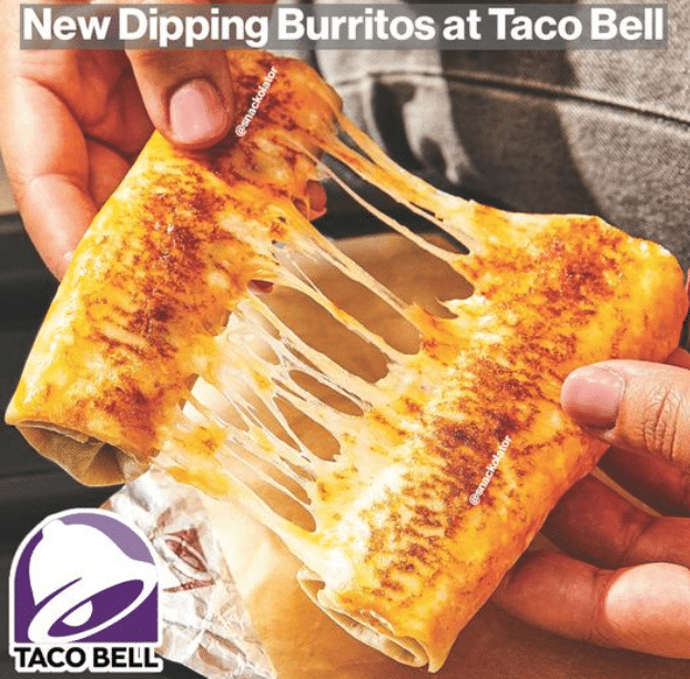 Taco Bell Is Testing New Dipping Burritos In Selected Areas