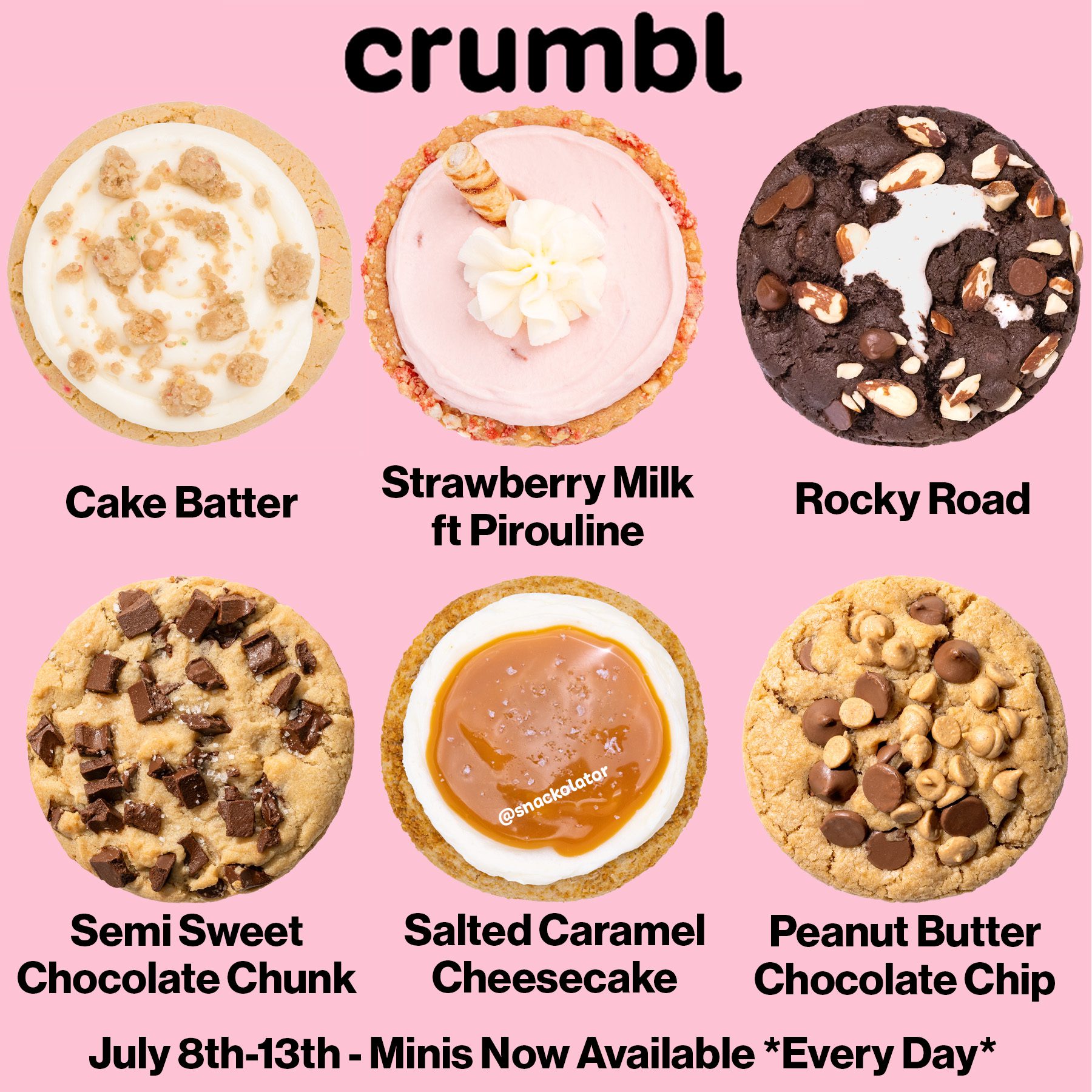 Crumbl Unveils This Week's Irresistible Cookie Lineup