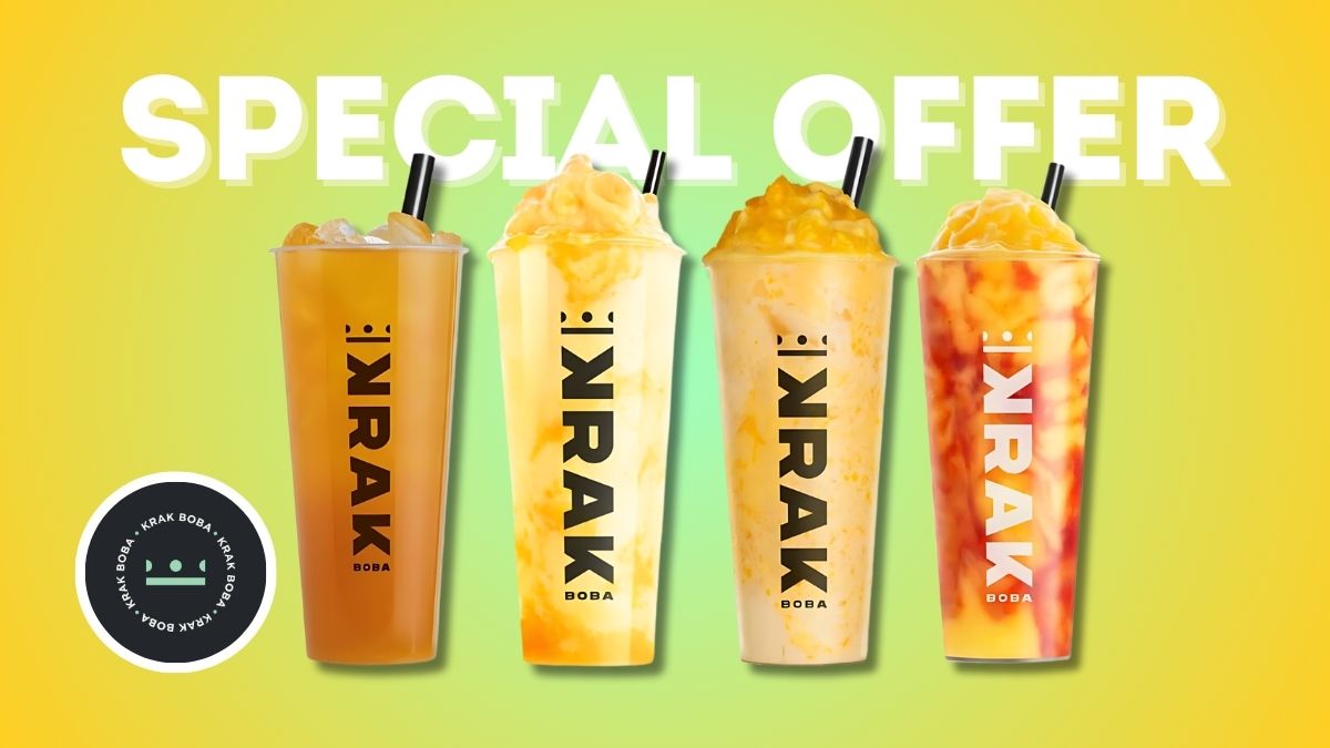 Cool Down with Krak Boba's $5 Drinks on National Mango Day