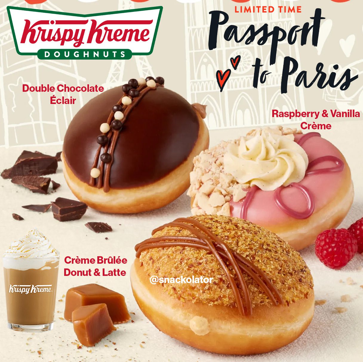 Krispy Kreme Is Taking You To Paris With Their New Collection
