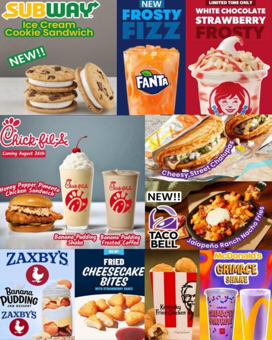 Craving Something New? Check Out All The Latest Fast Food Items Here