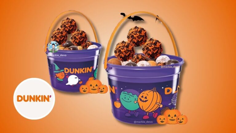 Coming Soon: Dunkin' Unveils Halloween Bucket for Munchkin Lovers