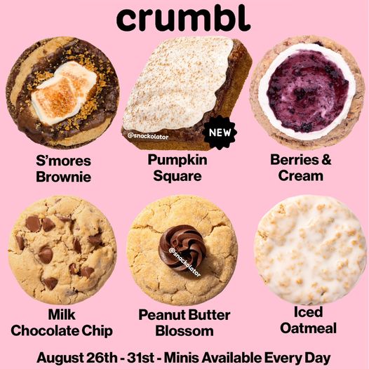 This Week’s Crumbl Cookie Lineup is a Nod to Summer’s End