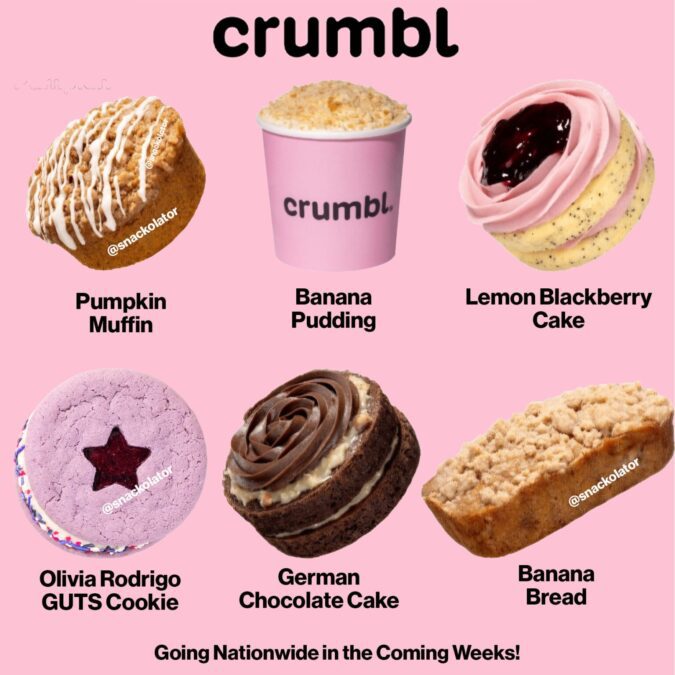 This Week's Exciting Crumbl Lineup: Olivia Rodrigo’s Guts Cookie and More