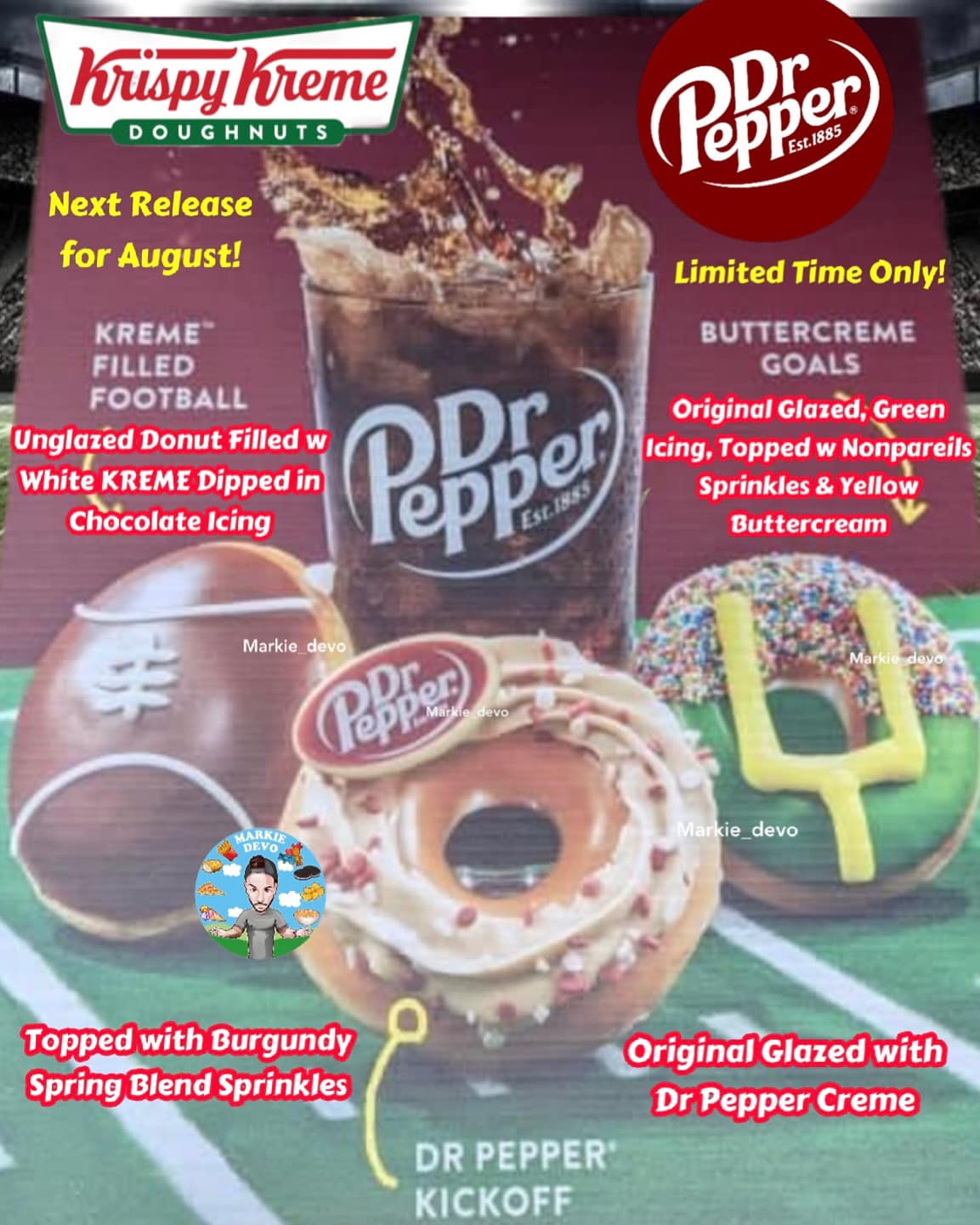 Krispy Kreme Join Forces With Dr. Pepper For A Unique Flavored Treat