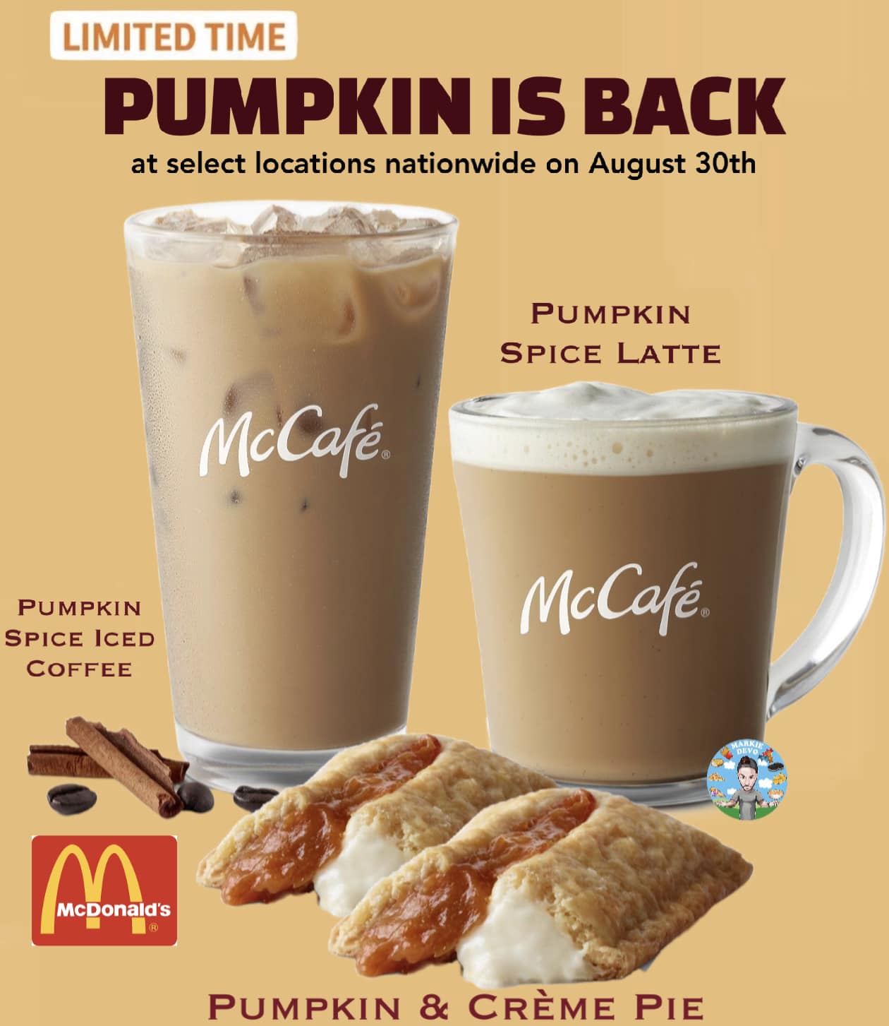 McDonald's Brings Back Fall Flavors with Must-Try Pumpkin Menu Items