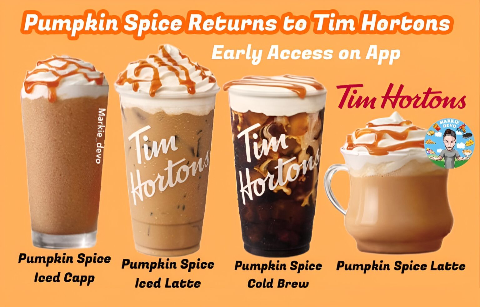Check Out What's New: Tim Hortons Kicks Off Pumpkin Season Early