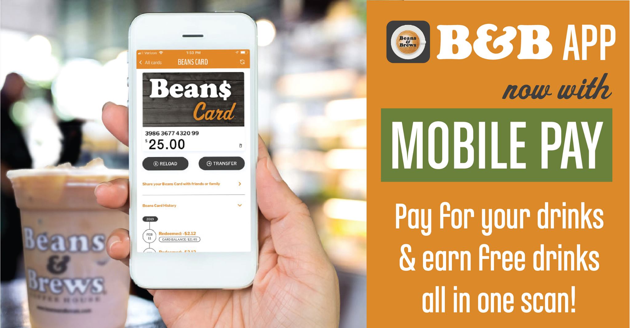 Enjoy New Flavors and Rewards with Beans & Brews' Exciting Updates