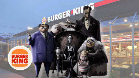 Here's Your First Look on Burger King's Rumored "Addams Family" Menu