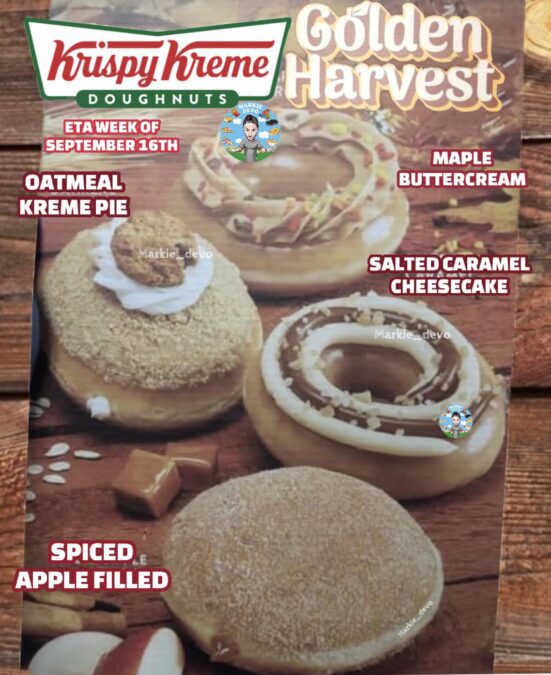 Get Ready: Krispy Kreme's New Golden Harvest Collection Coming Soon