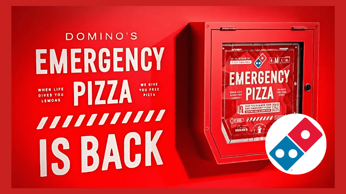 Craving Support? Domino's Emergency Pizza is Back to the Rescue