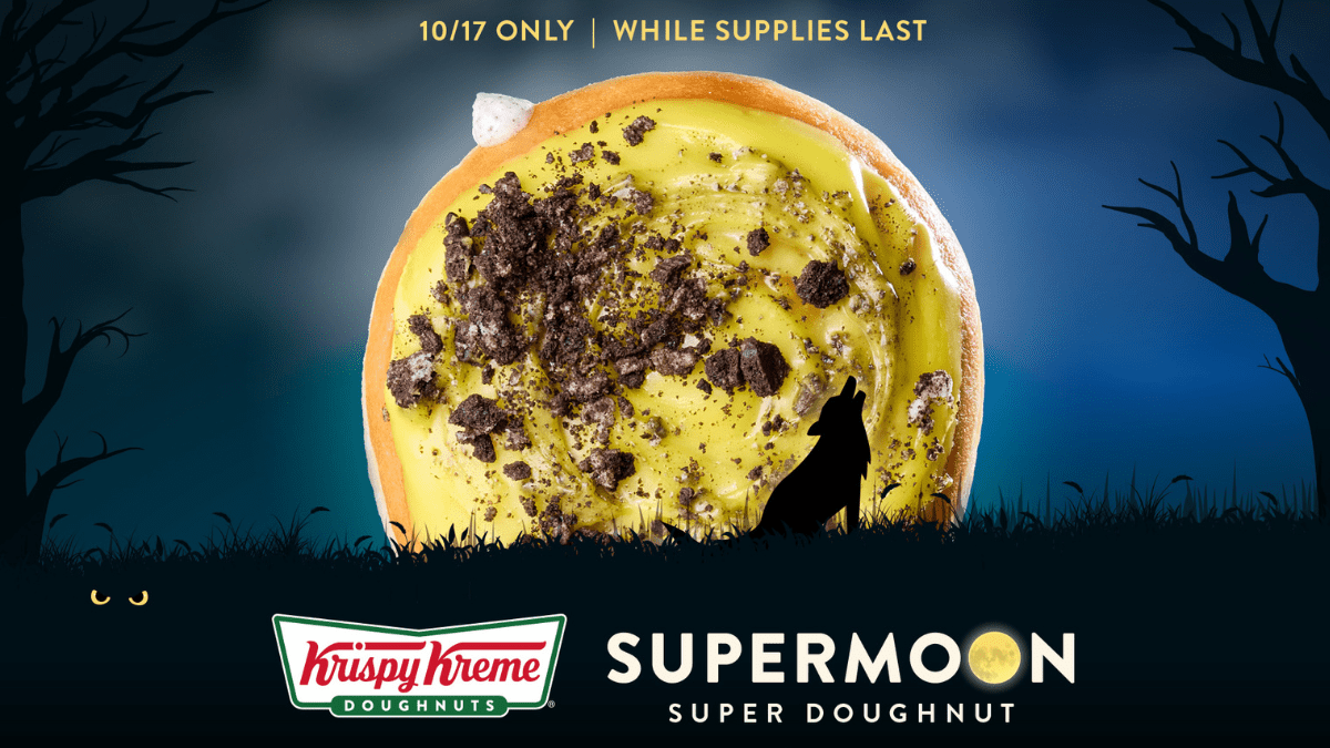 One Day Only: Dive into Krispy Kreme’s Supermoon Super Doughnut