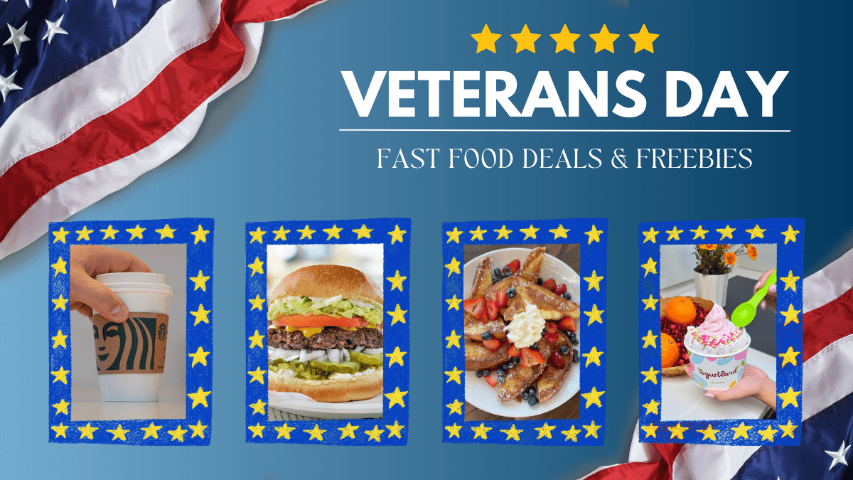 Veteran Day Menu Designs