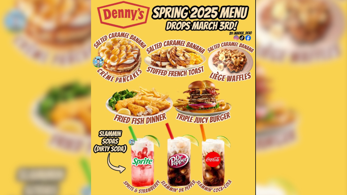 Denny's Spring Menu Preview 2025 is Bananas