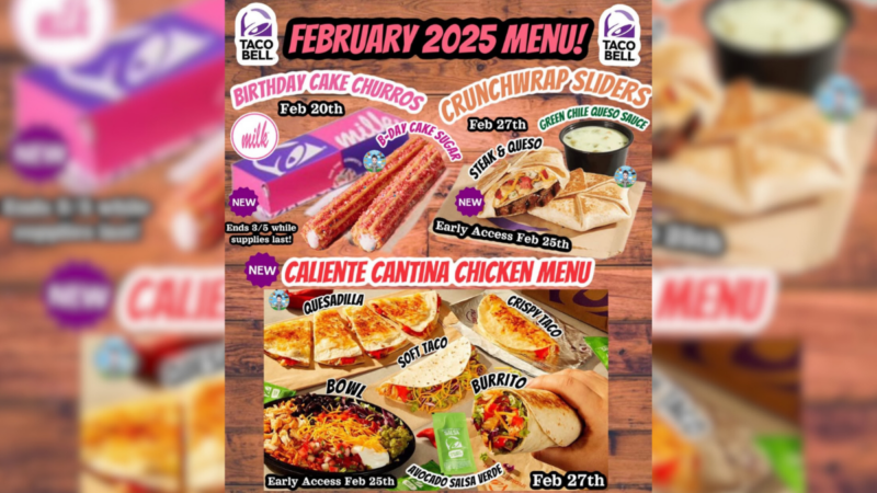 The Taco Bell Spring Menu Released Early and It's Party Time