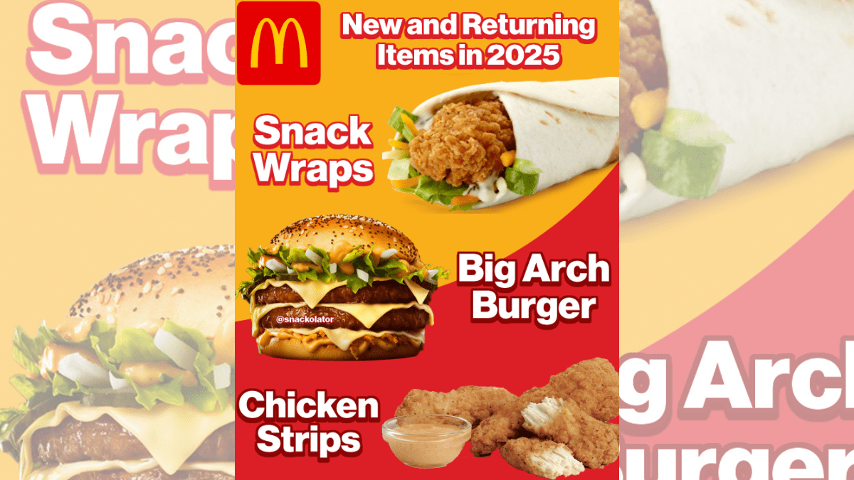 First Look: McDonald’s Menu Reveals for 2025
