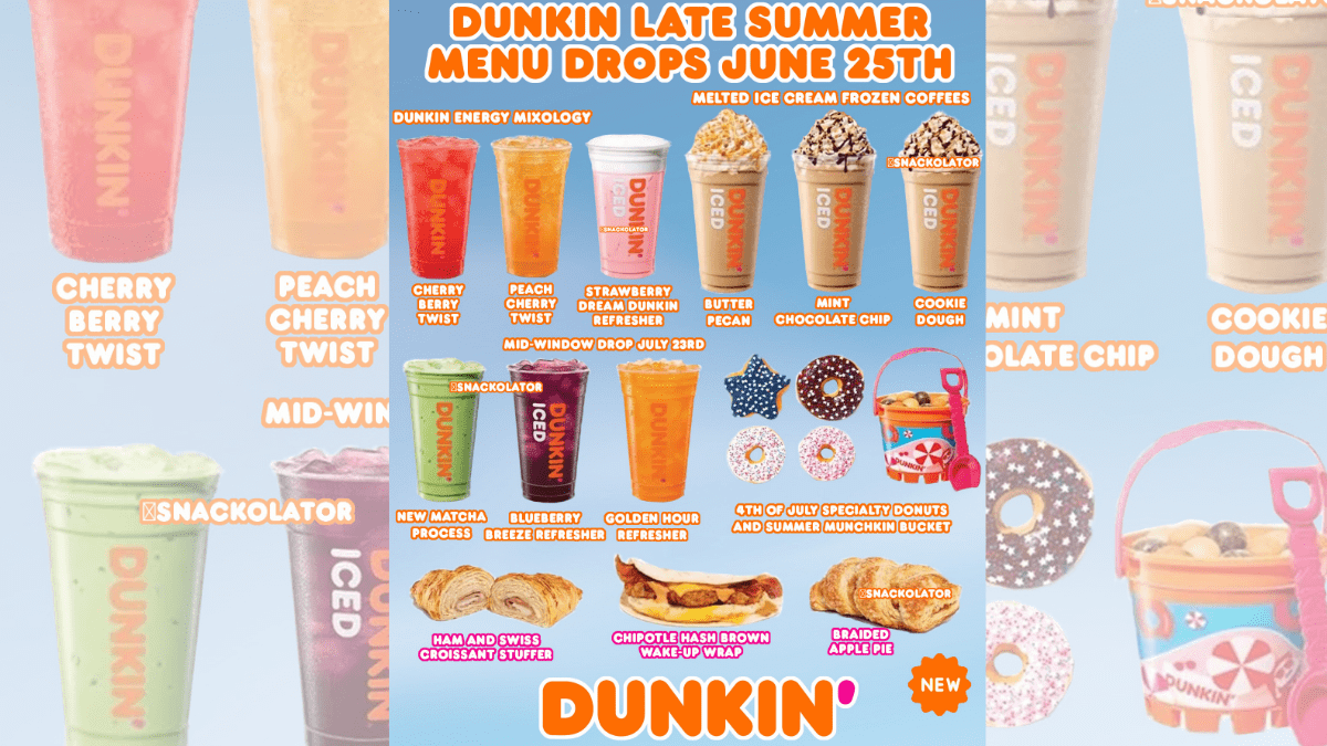 We Got a Sneak Peek at Dunkin’s Summer Menu (Part 2) and It’s Seriously ...