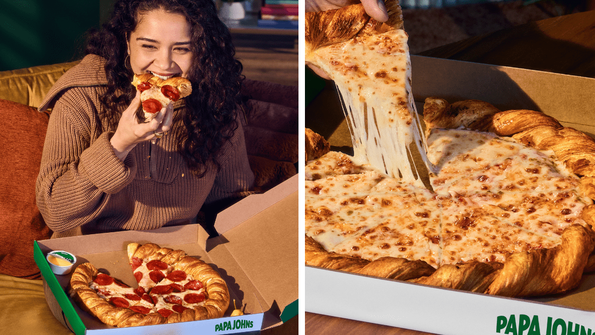 Papa Johns Drops Croissant Pizza and It's Nowhere Near Us