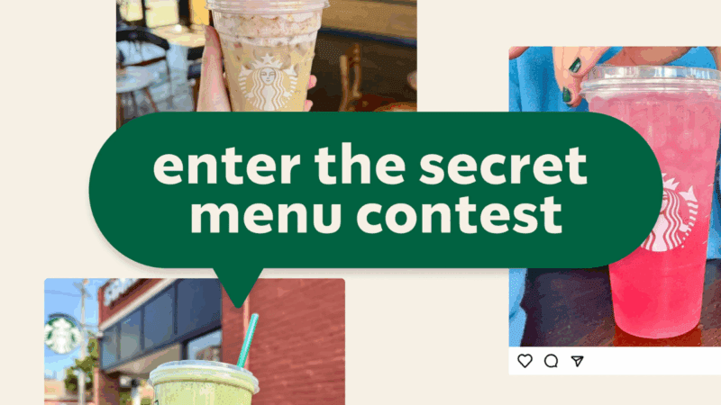 Starbucks’ Secret Menu Contest Lets You Create the Next Viral Drink
